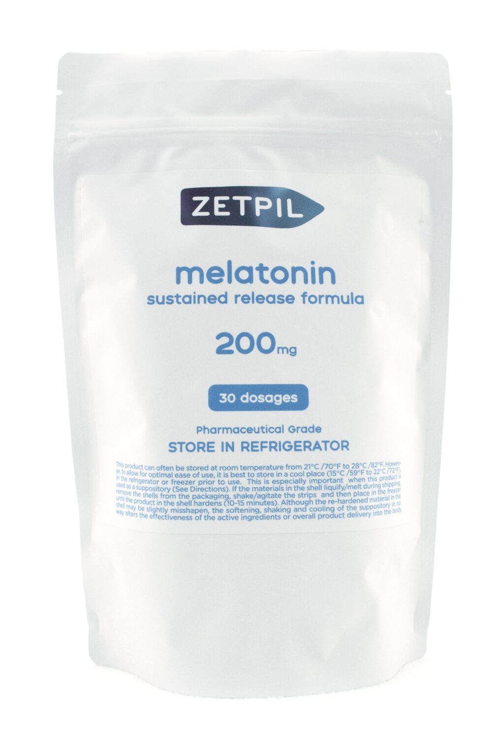 Zetpil™ Melatonin 200mg SR Suppository - Zetpil