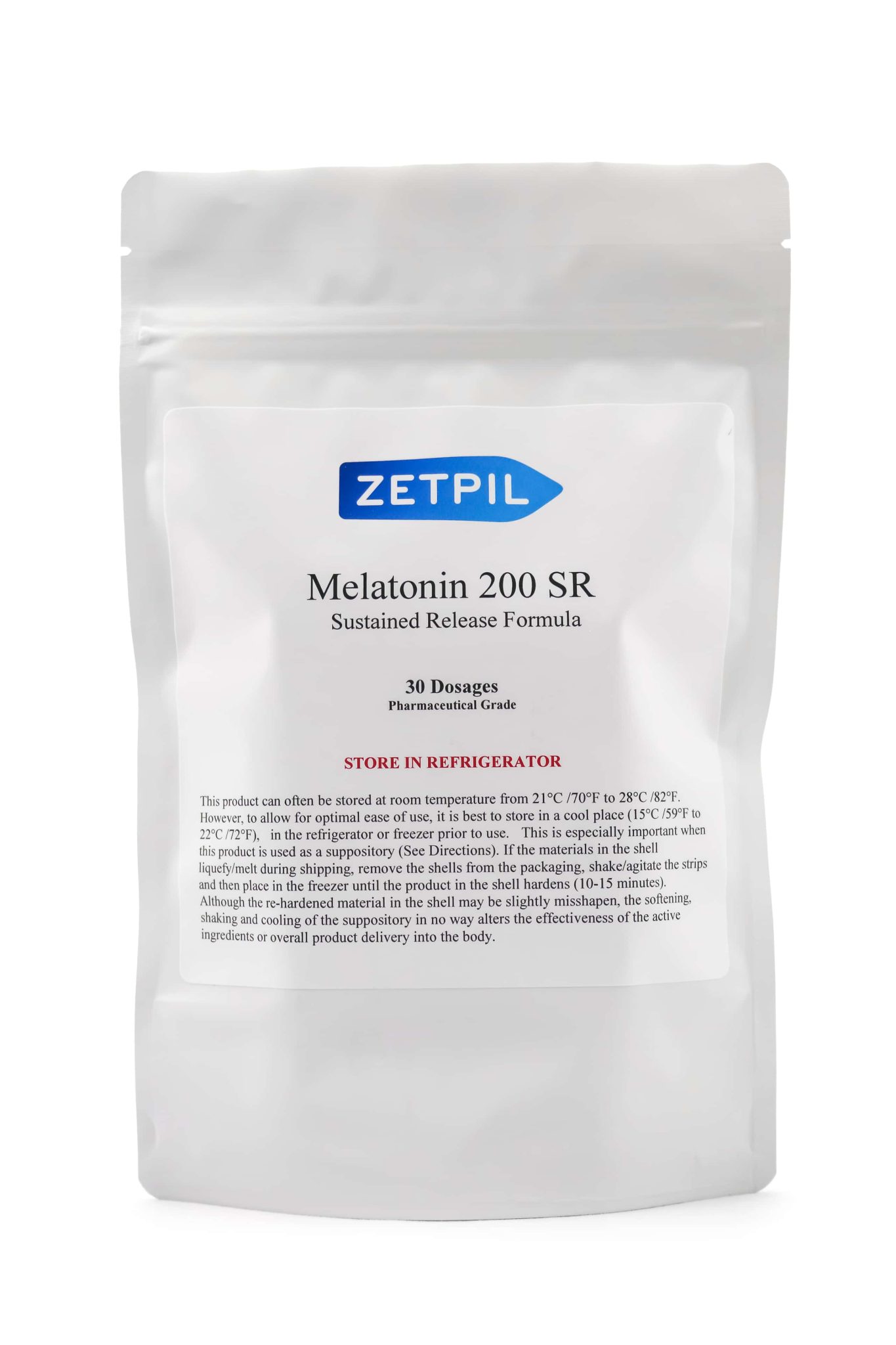 Zetpil™ Melatonin 200mg SR Suppository - Zetpil