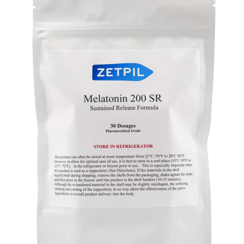 Zetpil™ Melatonin 200mg SR Suppository - Zetpil