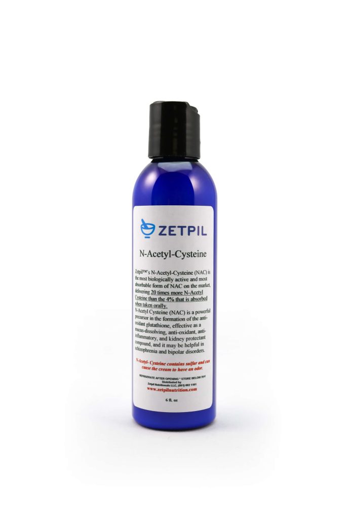 Zetpil™ N-Acetyl-Cysteine (NAC) Cream 6oz - Zetpil