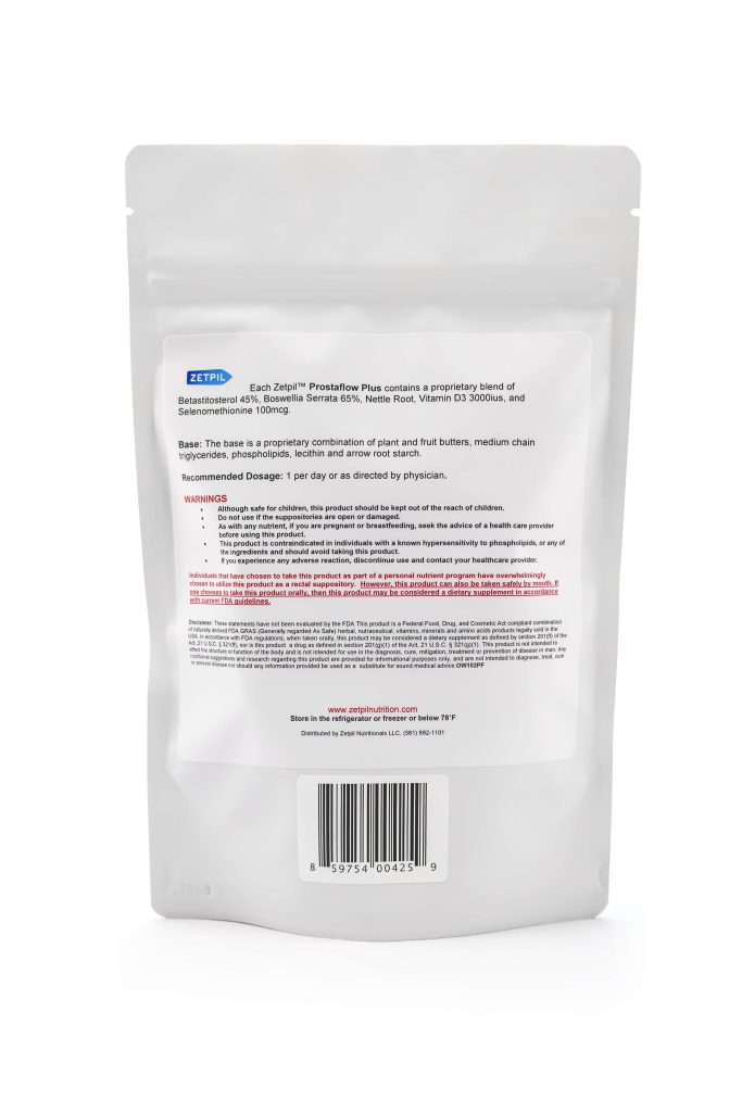 Zetpil™ ProstaFlow Plus Suppository - Zetpil